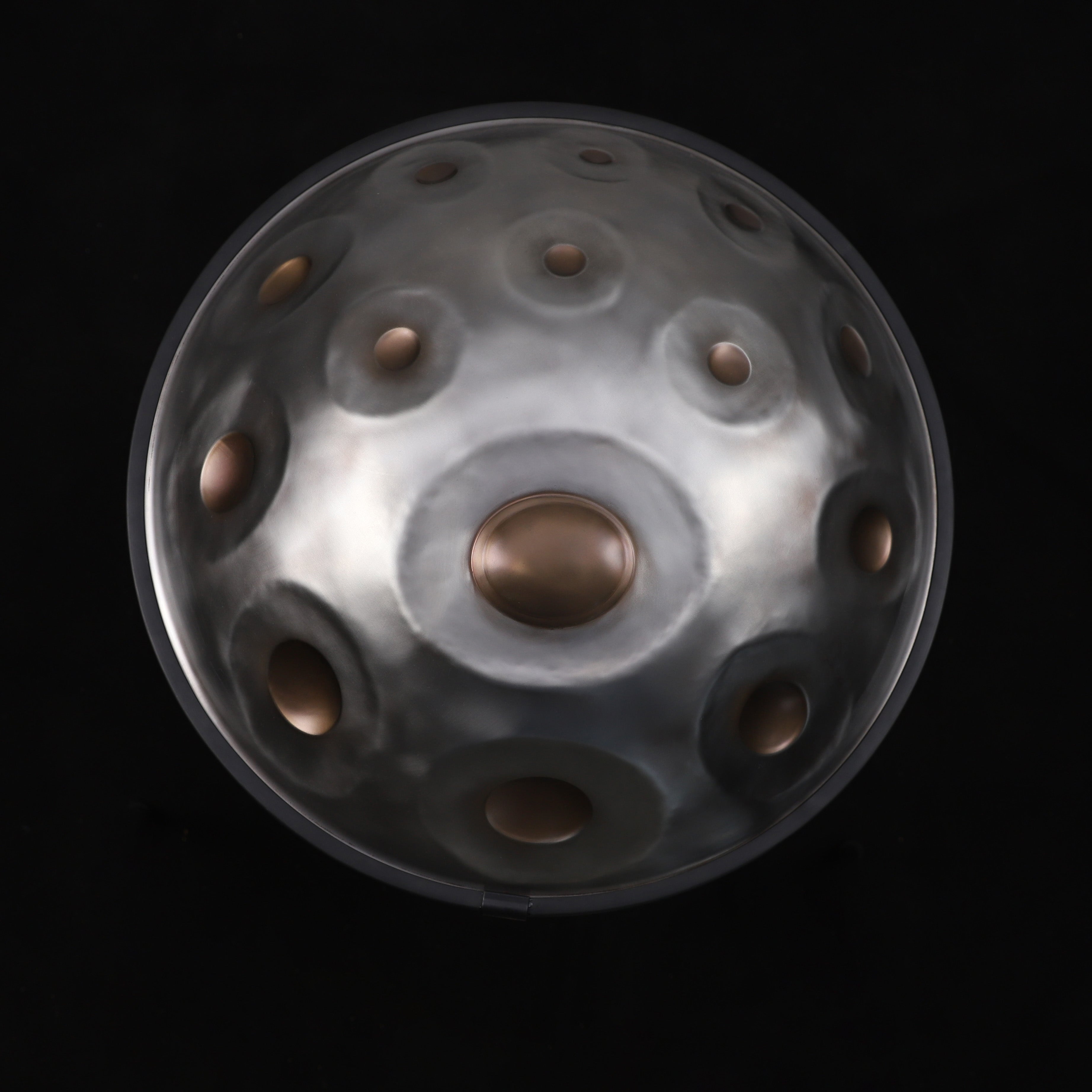 SILVER + GOLDEN DIMPLES | 9 & 13 Note Handpans | Generation 7 - The ...